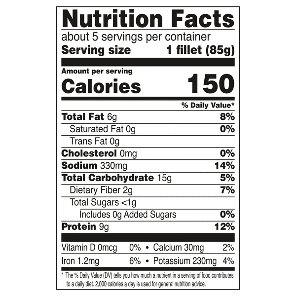 Gardein Ultimate Plant-Based Crispy Breaded F'sh Filets, Frozen Fish ...