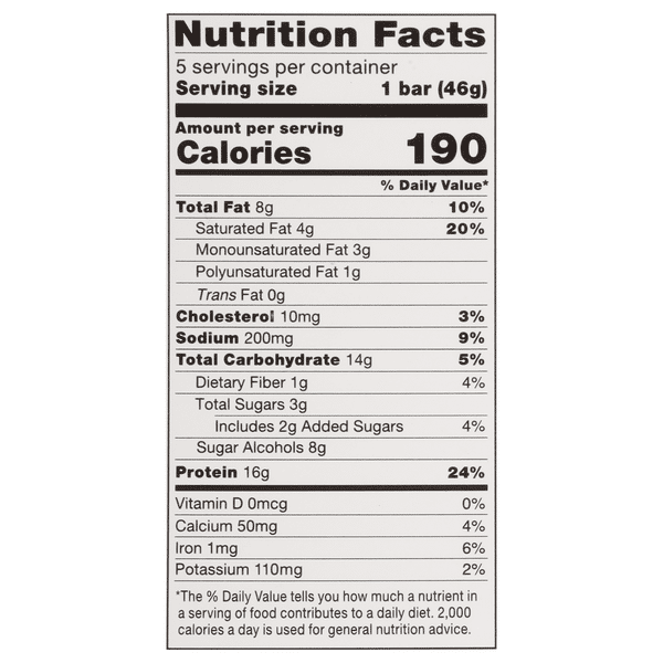 Fitcrunch Baked Bar, High Protein, Caramel Peanut 5-1.62oz. Bars | Hy ...