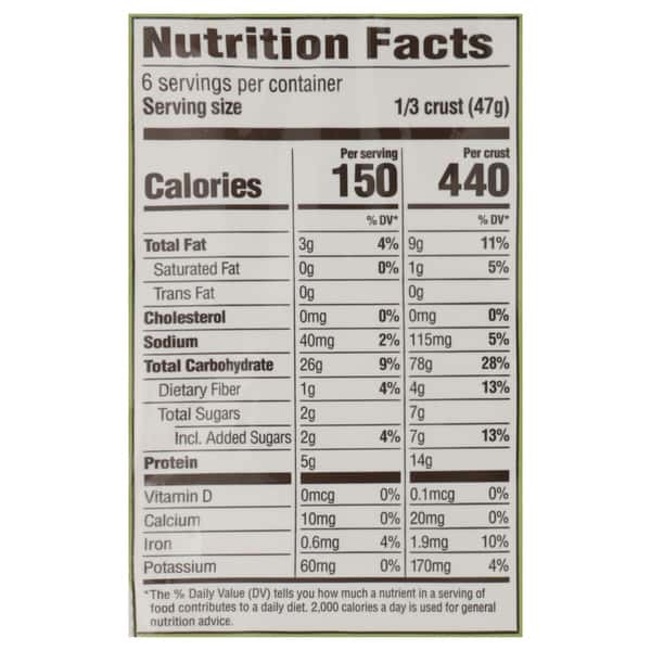 Nothing But The Truth Organic Pizza Crust | Hy-Vee Aisles Online ...