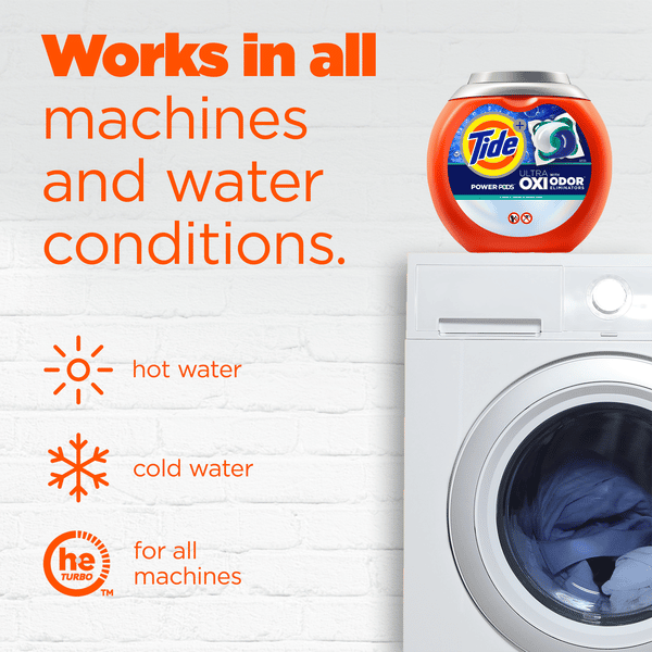 Tide Ultra Oxi Power Pods with Odor Eliminators, 45 Count | Hy-Vee ...