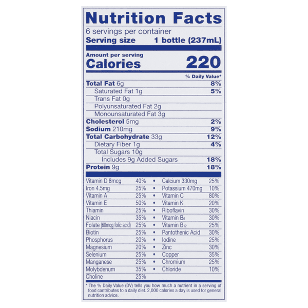 TopCare NutriSure Milk Chocolate Shake 6Pk | Hy-Vee Aisles Online ...