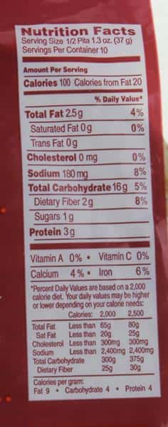 Kronos Multigrain Pita Bread 6Ct | Hy-Vee Aisles Online Grocery Shopping