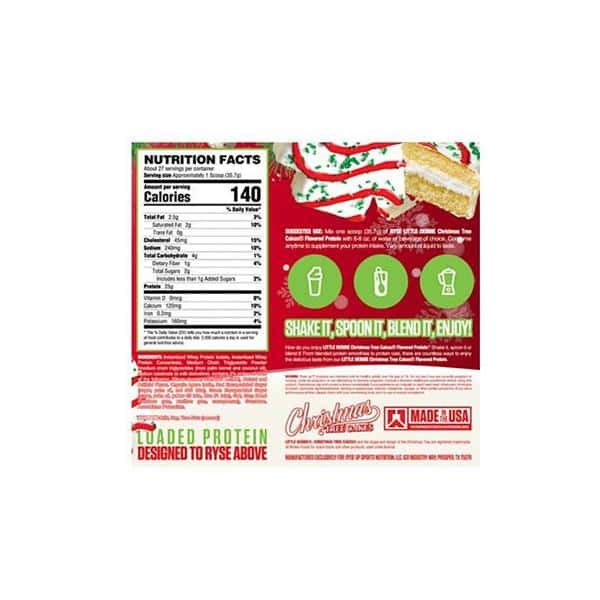 Ryse Loaded Premium Whey Protein Powder with MCTs – Little Debbie ...