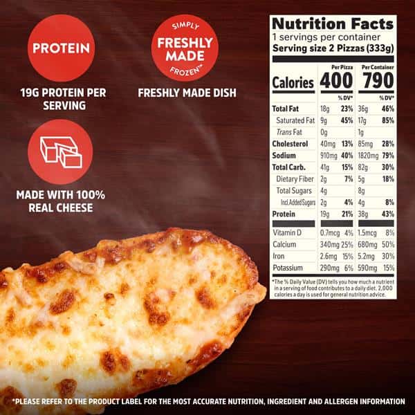 Stouffer's Frozen Pizza - Extra Cheese French Bread Pizza | Hy-Vee ...