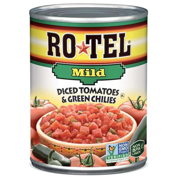 ROTEL Mild Diced Tomatoes and Green Chilies, 10 oz. | Hy-Vee Aisles ...