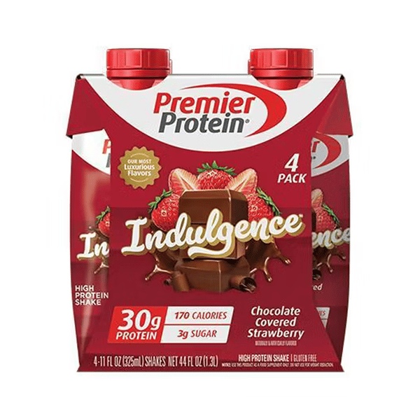 Premier Protein Indulgence 30g Protein Shake, Chocolate Strawberry, 4 ...