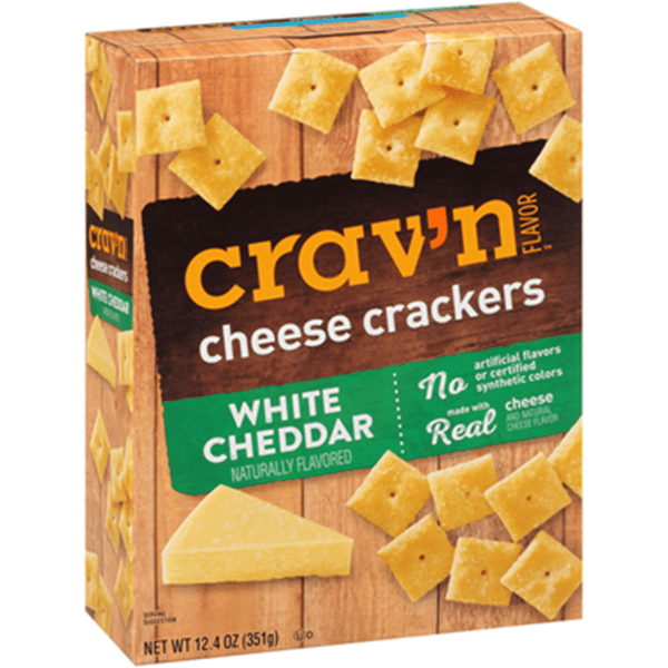 Crav'n Flavor White Cheddar Cheese Crackers | Hy-Vee Aisles Online ...