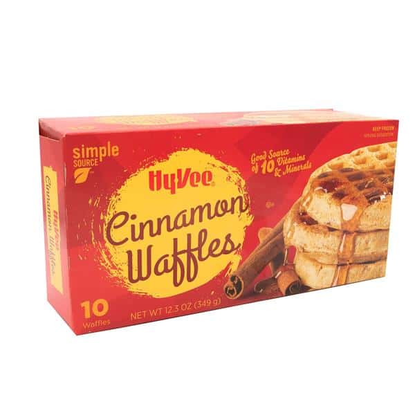 Hy-Vee Cinnamon Waffles, 10 Count | Hy-Vee Aisles Online Grocery Shopping