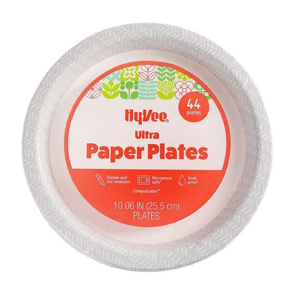 Hy-Vee 10" Ultra Paper Plates | Hy-Vee Aisles Online Grocery Shopping