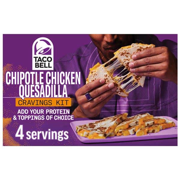 Taco Bell Chipotle Chicken Quesadilla Cravings Kit | Hy-Vee Aisles ...