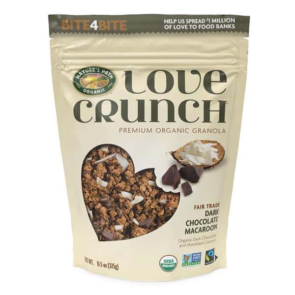 Nature's Path Love Crunch Organic Dark Chocolate & Macaroon Granola ...