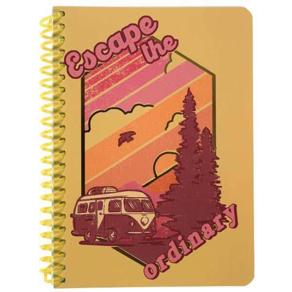 Top Flight Personal Wirebound Notebook, College Rule, 7x5, 100 Sheets ...