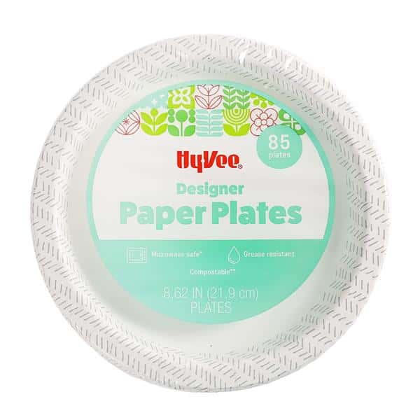 Hy-Vee Designer 8 5/8" Paper Plates | Hy-Vee Aisles Online Grocery Shopping