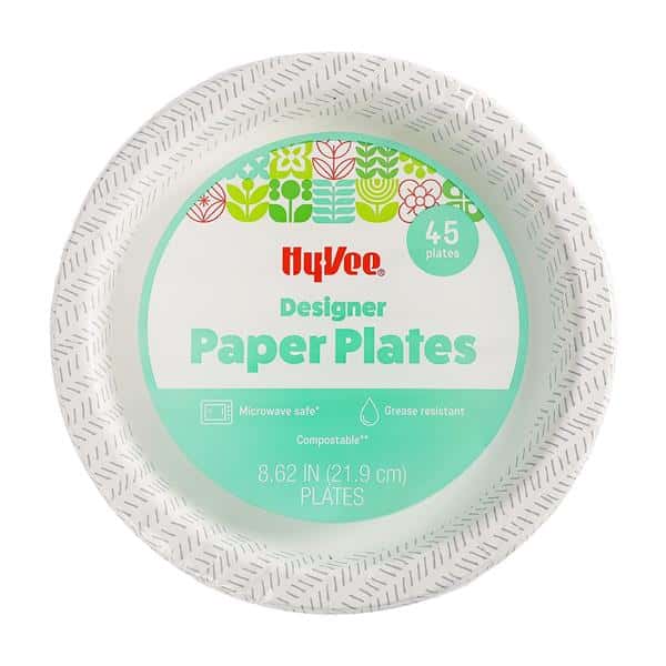 Hy-Vee Designer 8 5/8" Paper Plates | Hy-Vee Aisles Online Grocery Shopping
