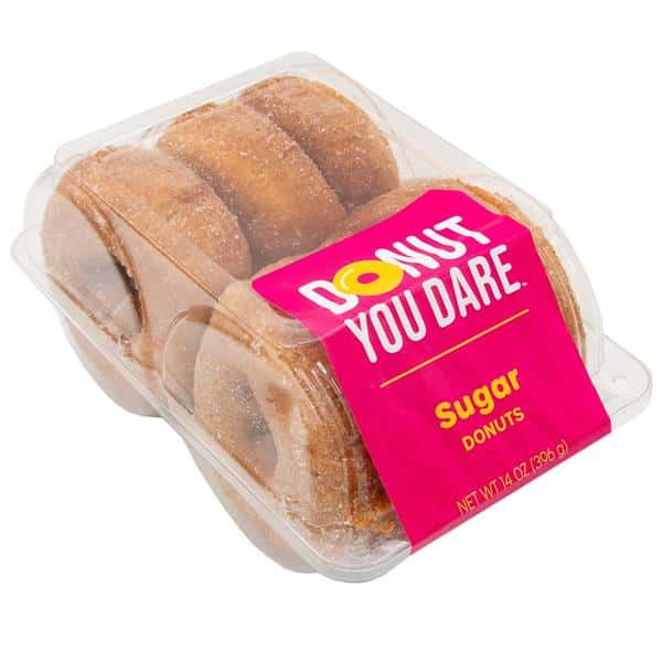 Donut You Dare Sugar Donuts 6 Count | Hy-Vee Aisles Online Grocery Shopping