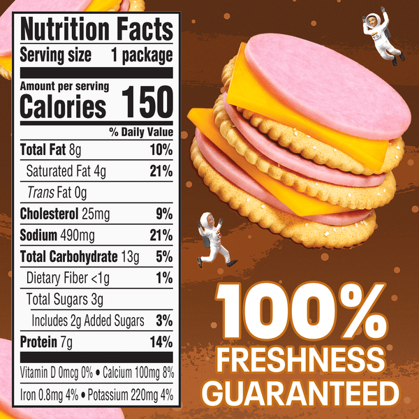 Lunchables Ham and Cheddar Cracker Stackers Value Snack Kit | Hy-Vee ...