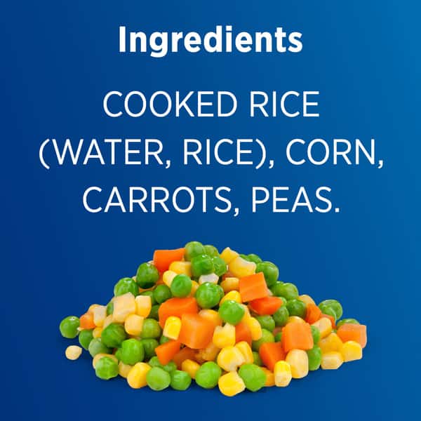 Birds Eye Steamfresh Long Grain White Rice with Mixed Vegetables ...