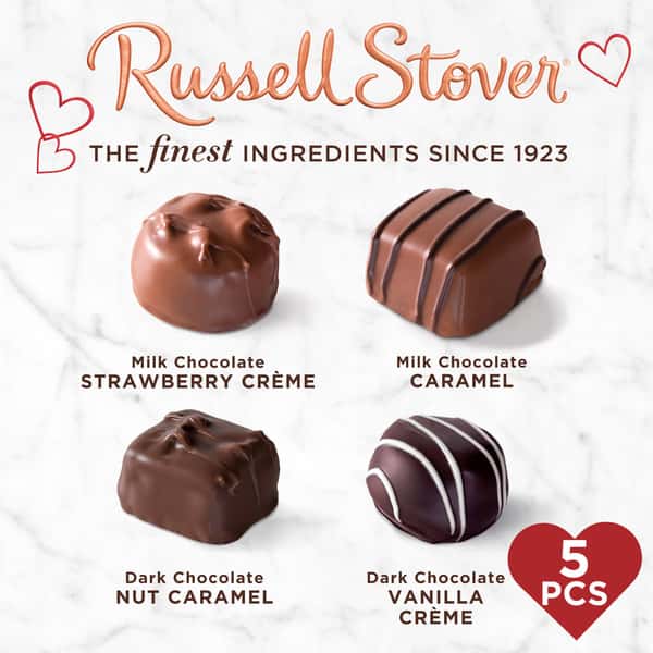 Russell Stover Assorted Chocolates Puppy Heart Box | Hy-Vee Aisles ...