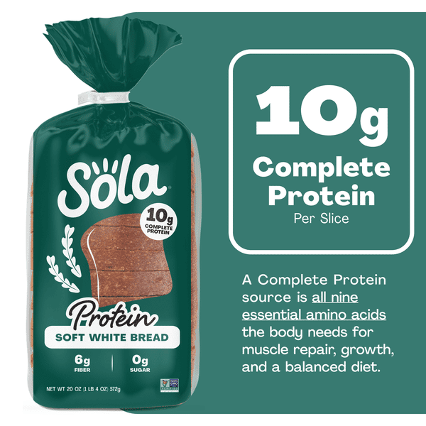 Sola Protein Soft White Bread | Hy-Vee Aisles Online Grocery Shopping