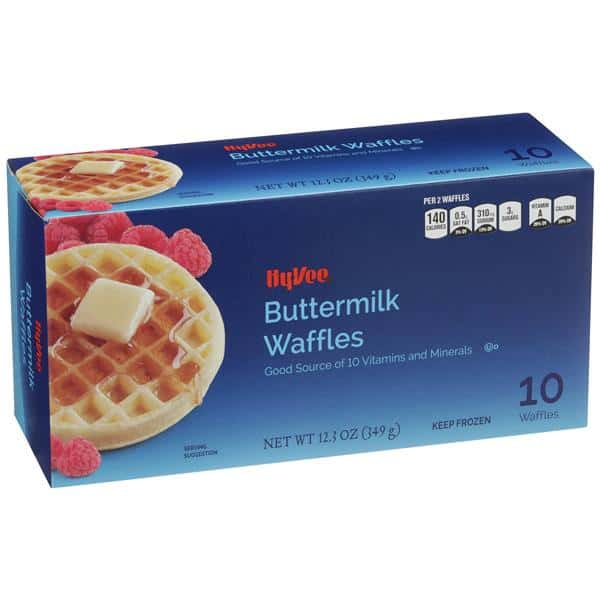 Hy-Vee Buttermilk Waffles 10 Count | Hy-Vee Aisles Online Grocery Shopping