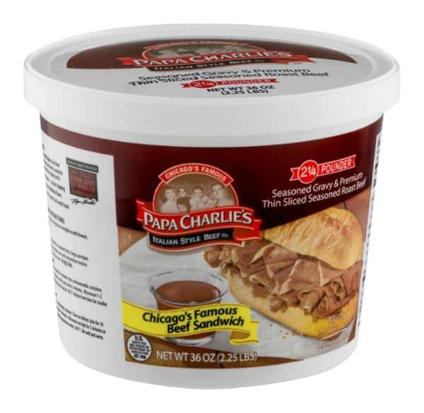 Papa Charlie's Gravy & Roast Beef 36 oz | Hy-Vee Aisles Online Grocery ...