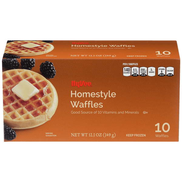 Hy-Vee Homestyle Waffles 10 Count | Hy-Vee Aisles Online Grocery Shopping