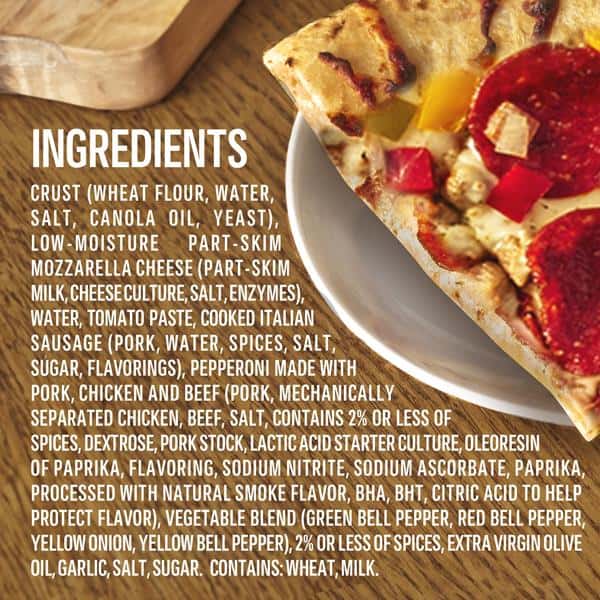 DiGiorno Supreme Speciale Pizza, Wood Fired Style Crust, Frozen Supreme ...