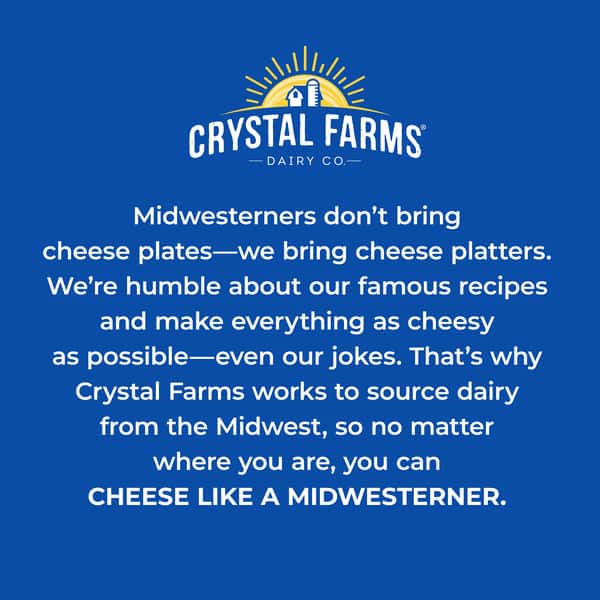 Crystal Farms Marble Jack Cheese Block, 8 oz | Hy-Vee Aisles Online ...