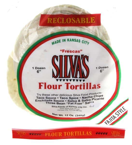 Silva's 6 inch Flour Tortillas - 12Ct | Hy-Vee Aisles Online Grocery ...