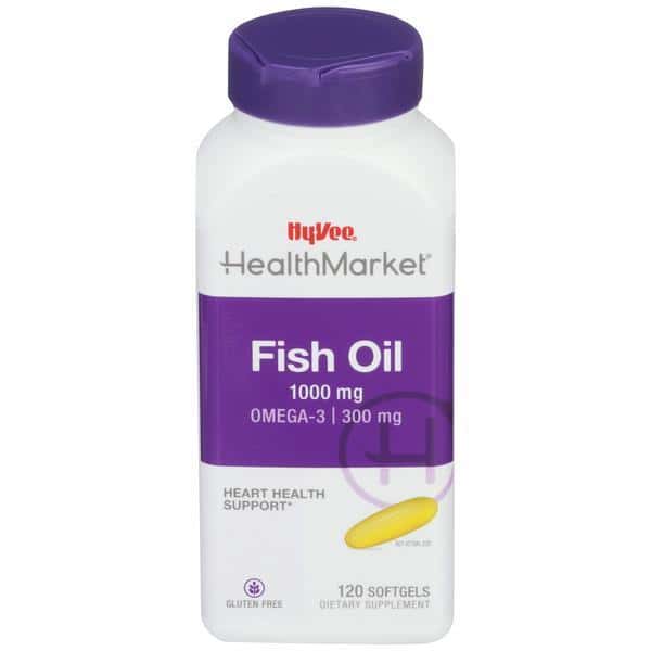Hy-Vee HealthMarket Fish Oil 1000mg - Omega-3 Softgels | Hy-Vee Aisles ...