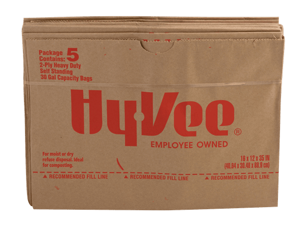 Hy-Vee Yard Waste Bag 5Ct | Hy-Vee Aisles Online Grocery Shopping
