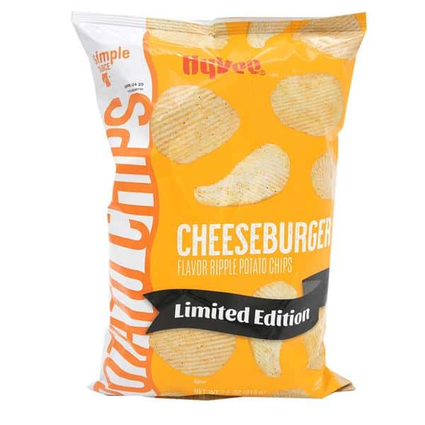 Hy-Vee Cheeseburger Potato Chips, Limited Edition | Hy-Vee Aisles ...