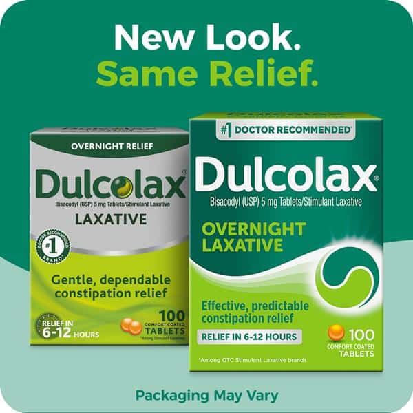 Dulcolax Stimulant Laxative Tablets for Constipation Relief | Hy-Vee ...