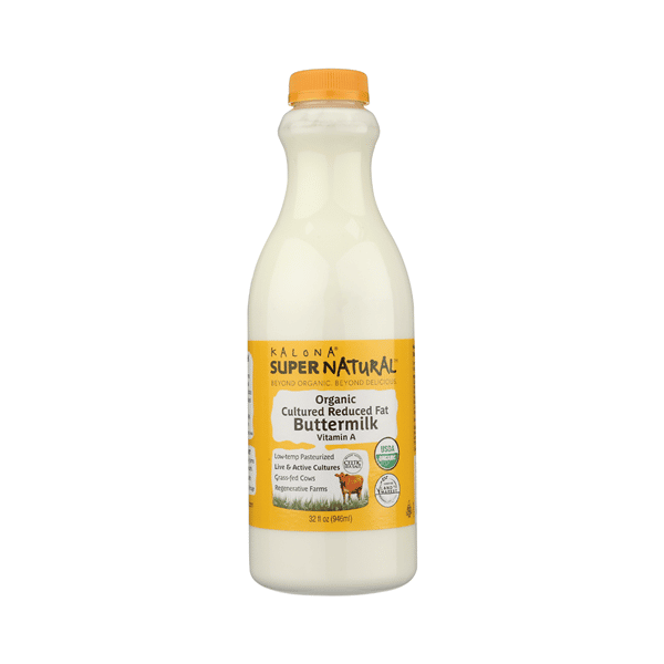 Kalona SuperNatural Organic Cultured Buttermilk, Grass-fed Cows | Hy ...