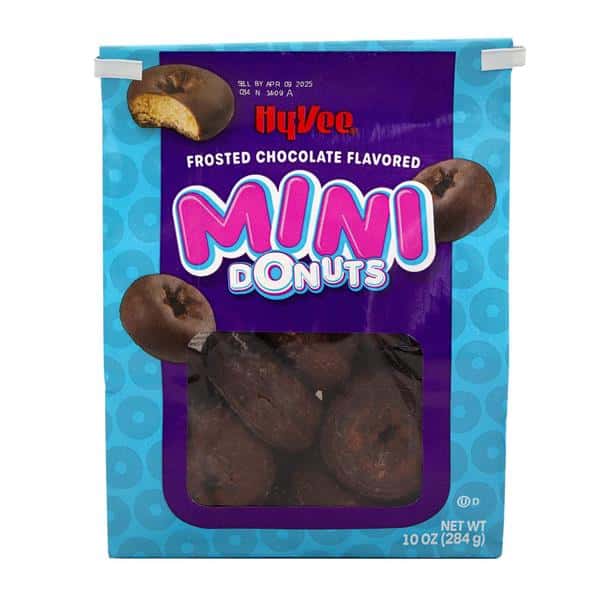 Hy-Vee Frosted Chocolate Mini Donuts | Hy-Vee Aisles Online Grocery ...
