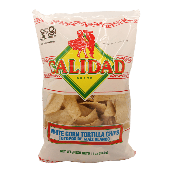Calidad White Corn Tortilla Chips | Hy-Vee Aisles Online Grocery Shopping