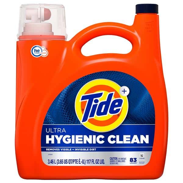 Tide+ Ultra Hygienic Clean Original Liquid Laundry Detergent 83 Loads ...