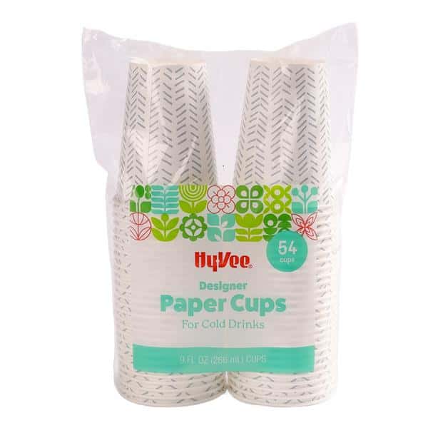 Hy-Vee 9oz Designer Paper Cups | Hy-Vee Aisles Online Grocery Shopping