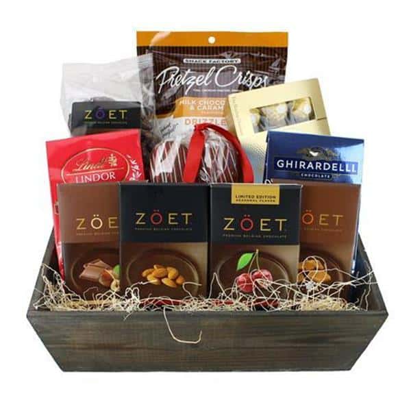 Premium Chocolate Lovers Sampler Basket | Hy-Vee Aisles Online Grocery ...