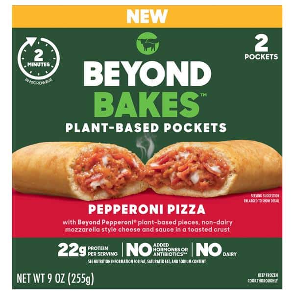 Beyond Pockets, Plant-Based, Pepperoni Pizza, 2 Count | Hy-Vee Aisles ...