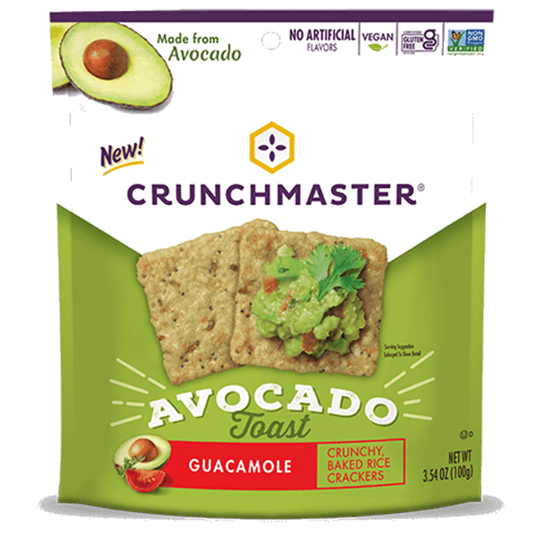 Crunchmaster Avocado Toast Guacamole Baked Rice Crackers | Hy-Vee ...