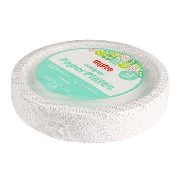 Hy-Vee Designer 8 5/8" Paper Plates | Hy-Vee Aisles Online Grocery Shopping