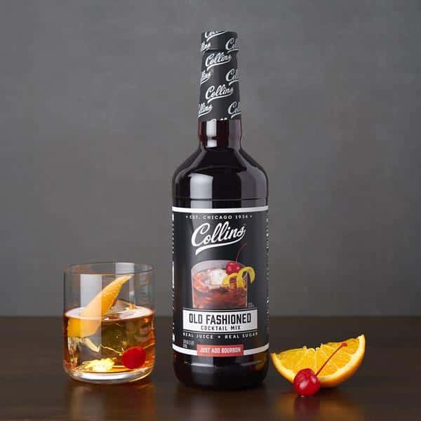 Collins Old Fashioned Mix, Made With Real Brown and Sugar Cherry Juice ...