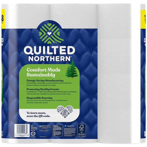 Quilted Northern Ultra Soft & Strong Toilet Paper, 12 Mega Rolls | Hy ...
