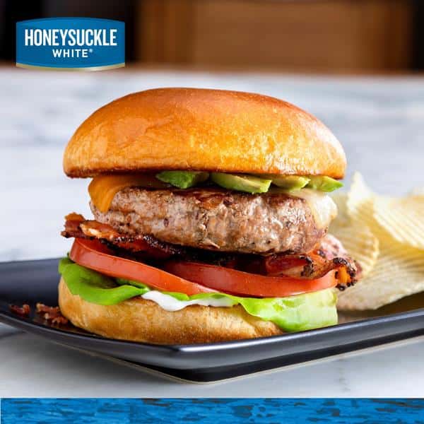Honeysuckle White Savory Seasoned Turkey Patties, 4 count | Hy-Vee ...