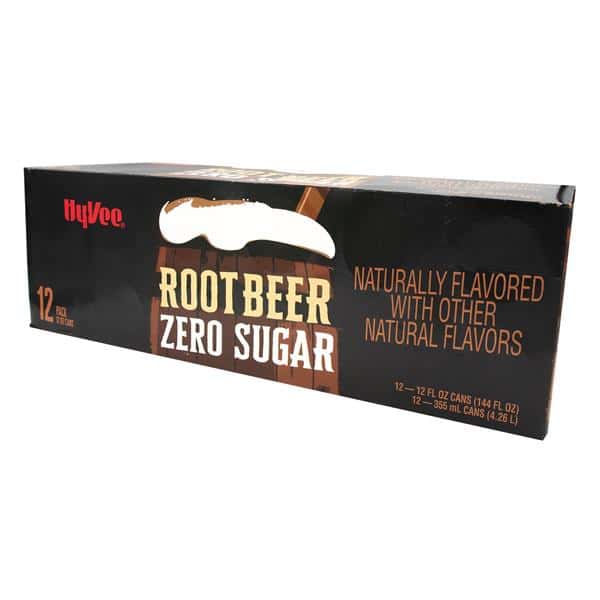 Hy-Vee Root Beer Zero Sugar, 12Pk | Hy-Vee Aisles Online Grocery Shopping