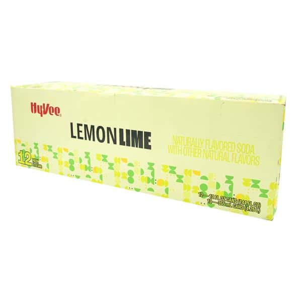 Hy-Vee Lemon Lime 12Pk | Hy-Vee Aisles Online Grocery Shopping
