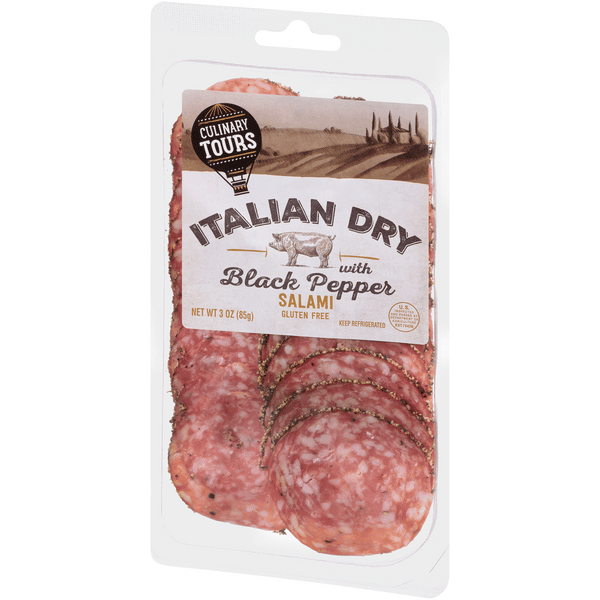 Italian Dry Salami With Black Pepper | Hy-Vee Aisles Online Grocery ...