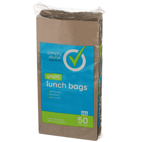 Simply Done Giant Lunch Bags | Hy-Vee Aisles Online Grocery Shopping