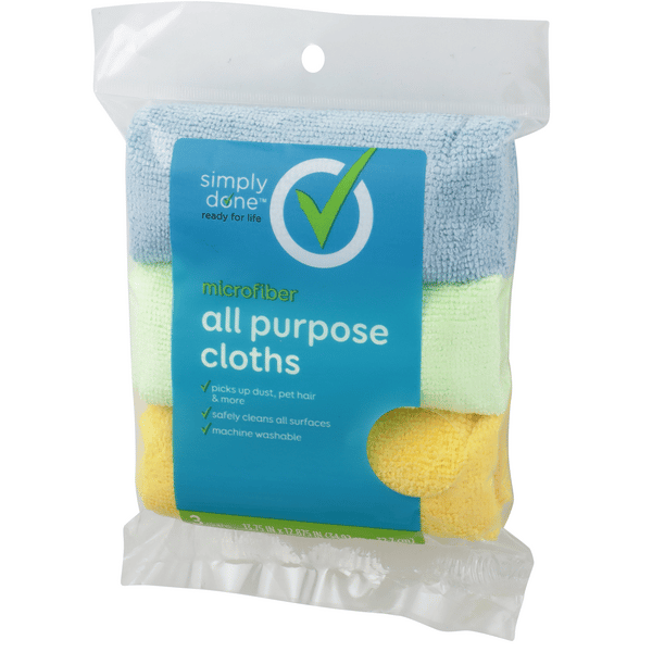 Simply Done Microfiber All Purpose Cloths | Hy-Vee Aisles Online ...